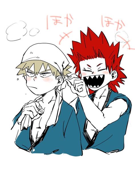 Bakugou Katsuki Kirishima Eijirou White Flag Kirishima Eijirou Boku No Hero Academy Best