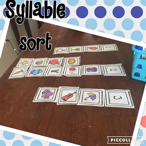 Syllable Sort Deepintheheartofteaching Https Teacherspayteachers Com Product Syllables