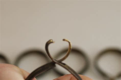 Vintage Cafe Curtain Rings W Strong Pinch Clips Antique Brass Plated