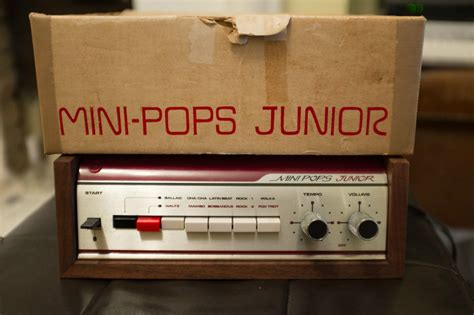 MATRIXSYNTH Korg MiniPops Junior Vintage Analogue Drum Machine SN 740348 With Original Box