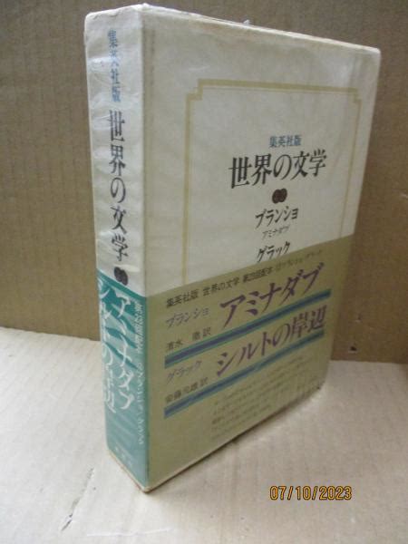 世界の文学12 ブランショアミナダブ グラックシルトの岸辺 モーリスブランショ ジュリアングラック著 清水徹 安藤元雄訳