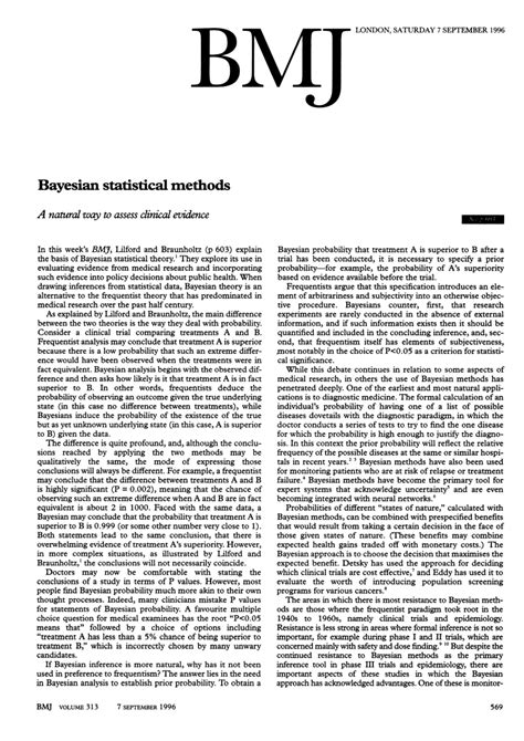 Pdf Bayesian Statistical Methods [editorial]