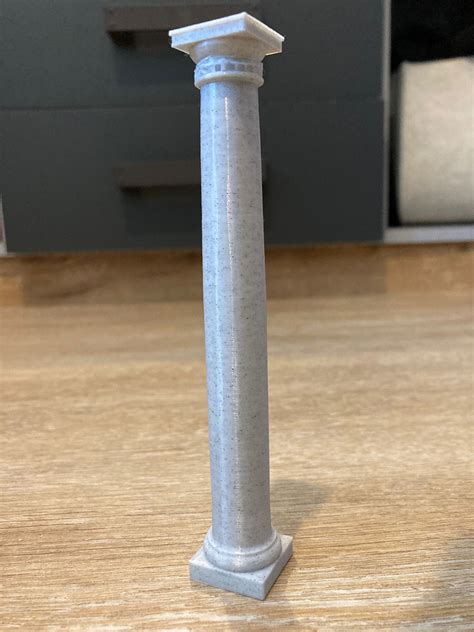 Работа Четыре классические колонны с возможностью распечатки в 3d・cults