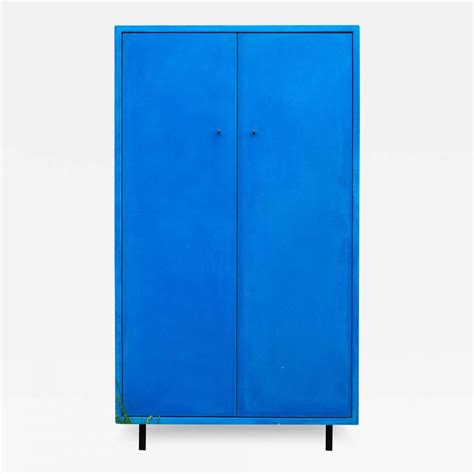 Stefan Buxbaum Blue Hour Bright Blue Concrete Cabinet