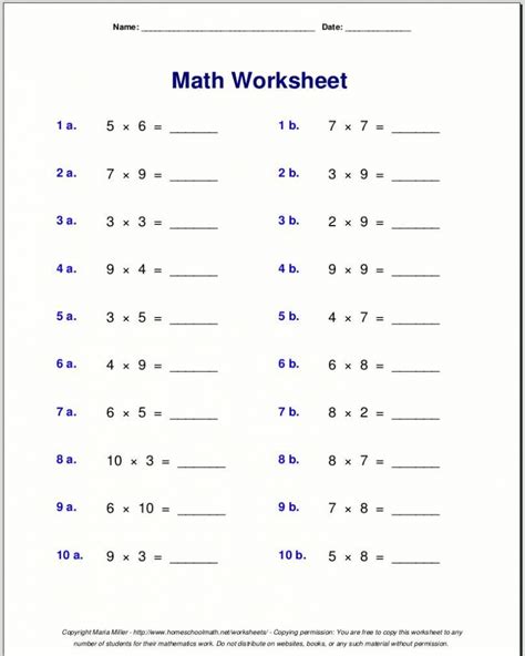 4th Grade Math Worksheets Free Printable Free Printable Wonderland Download And Design