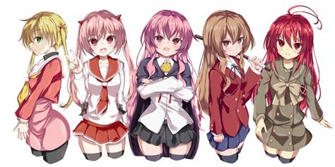 Aisaka Taiga Shana Louise Francoise Le Blanc De La Valliere Sanzen In Nagi Kugimiya Rie And