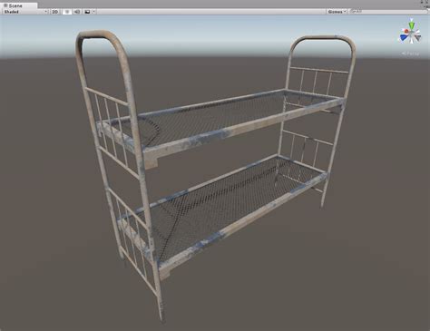 Grid Bed 3d Obj