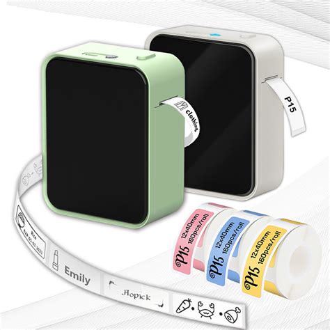 Jual P15 Portable Mini Sticker Bt Printer Thermal Uv Printer Stickers
