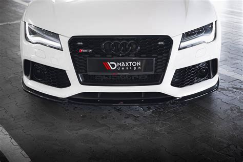 Maxton Design Audi Rs7 C7 Fl Splitter V4 Maxton Design Nl