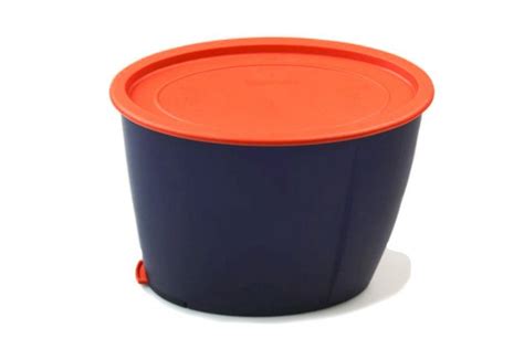 Tupperware Vorratsdose Behälter 16 L Dunkelblau Orange