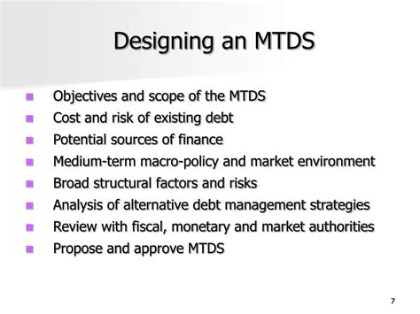 Ppt Medium Term Debt Management Strategy Mtds A Framework Powerpoint Presentation Id325331