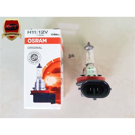 Original Osram H11 12v 55w Individual Bulb Shopee Malaysia