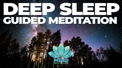 Guided Sleep Meditation Deep Relaxation Female Voice Youtube