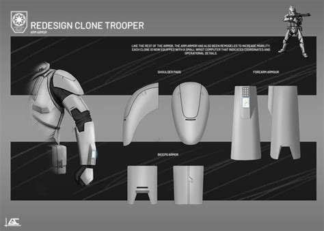 Artstation Star Wars Clone Redesign Concept Giuseppe Caridi Star