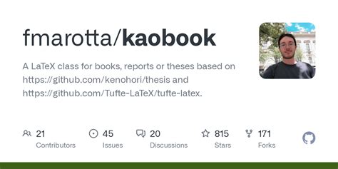 Github Fmarotta Kaobook A Latex Class For Books Reports Or Theses