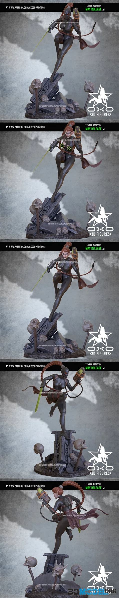 3d Model Oxo3d Culex Temple Assassin Printable