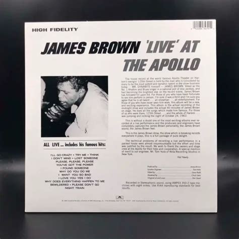 James Brown Live At The Apollo Sonic Discos
