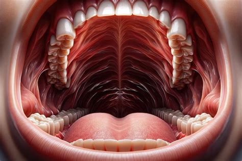 Premium Photo Inside View Of The Human Oral Cavity