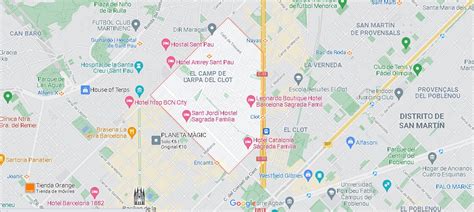 Dónde está el Camp de lArpa del Clot Mapa el Camp de lArpa del Clot