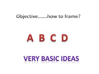 Framing Educational Objectives Pptx