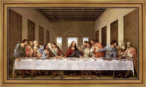 Leonardo Da Vinci S The Last Supper Digital Print Digital Wallpaper