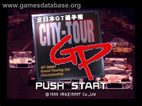 City Tour Grandprix Zen Nihon Gt Senshuken Nintendo N64 Artwork