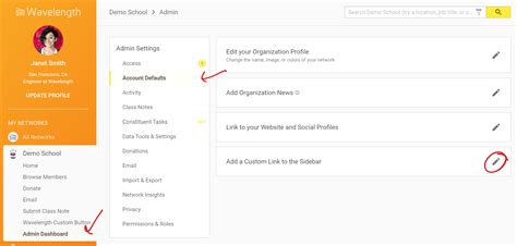 How To Add A Custom Sidebar Link Wavelength