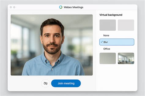 How To Enable Background Blur On Cisco Webex Meetings