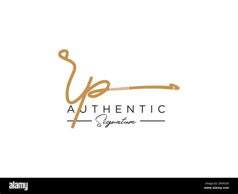 Letter Rp Signature Logo Template Vector Stock Vector Image And Art Alamy