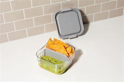 Packit Mod Snack Bento Steel Gray