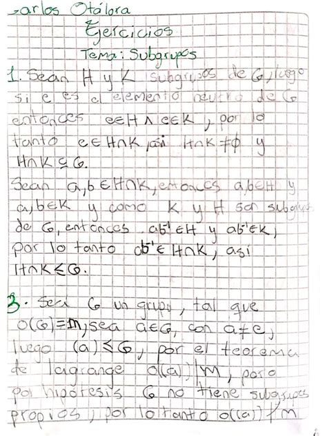 Ejercicios Subgrupos Pdf