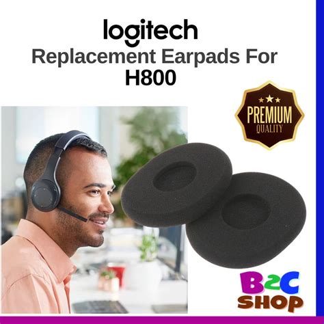 🔥𝗥𝗘𝗔𝗗𝗬 𝗦𝗧𝗢𝗖𝗞🔥 Logitech H800 Replacement Earpads Soft Foam Cushion Ear