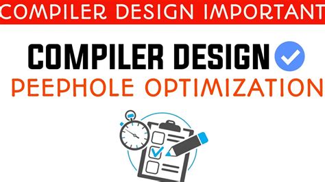 Peephole Optimization And Peephole Optimization Technique Compiler