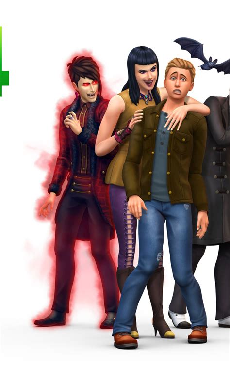 Скачать обои game, вампиры, симс, Sims, Sims 4, sims 4, раздел игры в ...