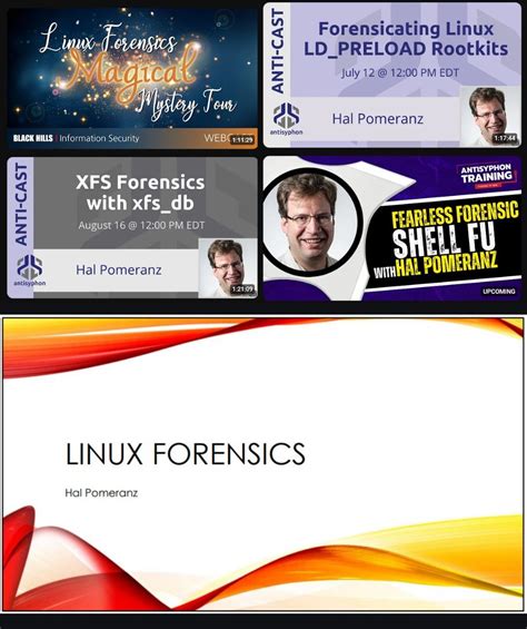Steve S On Linkedin Hal Pomeranz Is An Expert At Linux Forensics