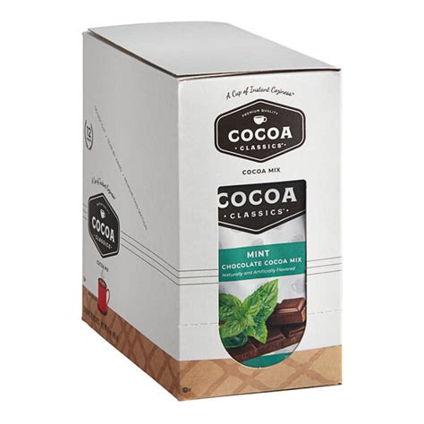 Cocoa Classics Mint And Chocolate Cocoa Mix Packet 72 Case