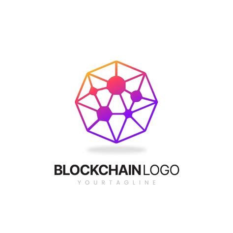 Premium Vector Blockchain Logo Defi Cryptocurrency Logo Coin
