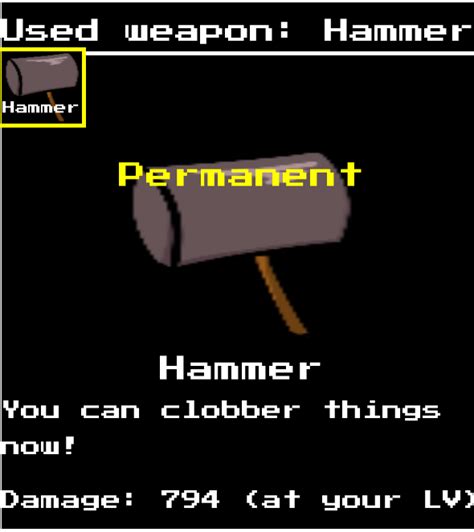 Hammer Untitled Utmm Game Wiki Fandom