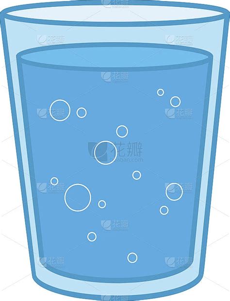 一杯水素材 花瓣网