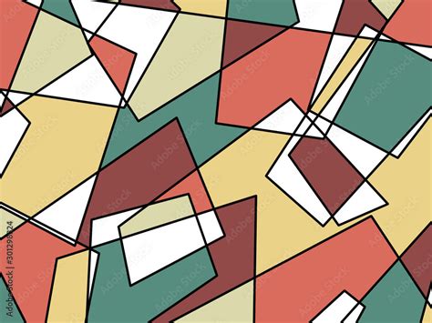 추상적인 컬러 패턴 배경 모자이크 배경 Stock Illustration Adobe Stock