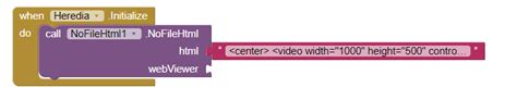 hi i need to use call web viewer load html block like in kodular but