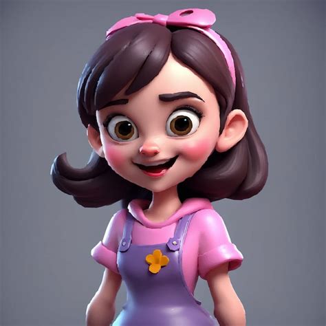 Girl With Purple Hair And Glasses Is Wearing A Purple Shirt With Purple