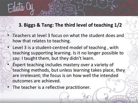 Constructive Alignment In University Teaching And Curriculum