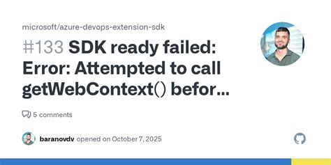 Sdk Ready Failed Error Attempted To Call Getwebcontext Before Init