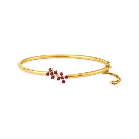 Buy Tiana Ruby Bangle At Best Price Tanishq Us