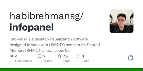 Github Habibrehmansg Infopanel Infopanel Is A Desktop Visualization