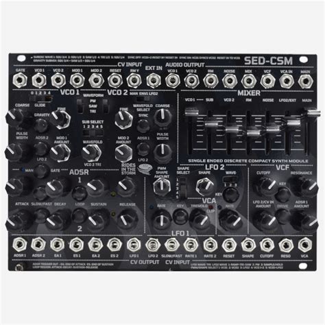 Sed Csm Synthesizer Voice Module Midwest Modular