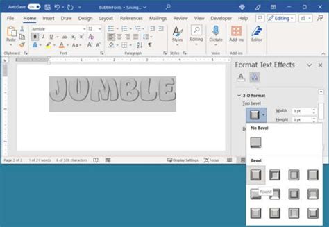 How To Make Bubble Letters In Microsoft Word