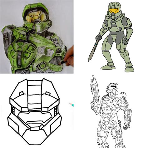 Master Chief Drawing