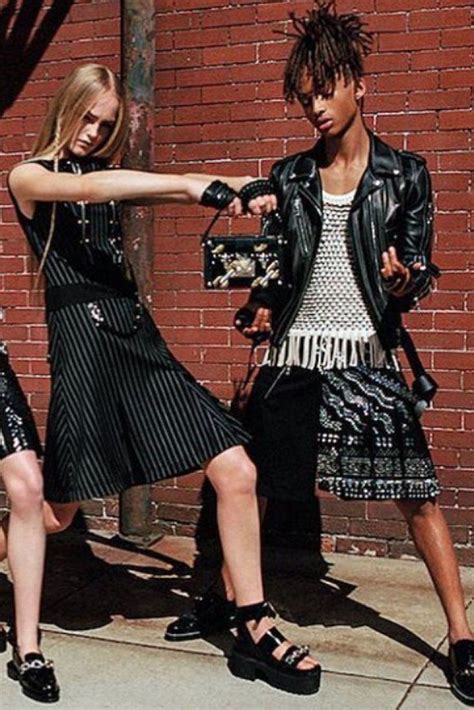 Jaden Smith Models Skirt For Louis Vuitton Louis